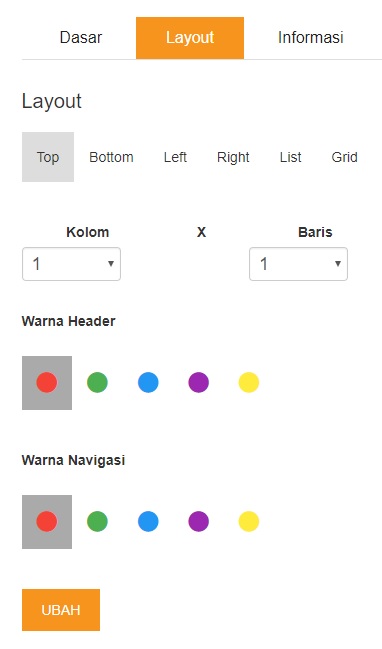 Mengatur Layout Aplikasi